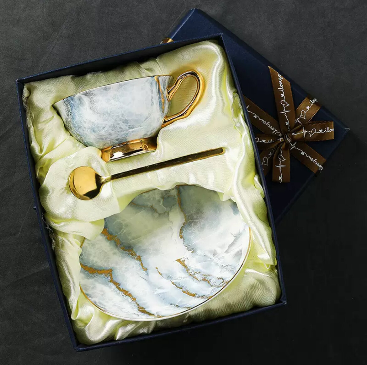 Чайная пара из костяного фарфора(2)