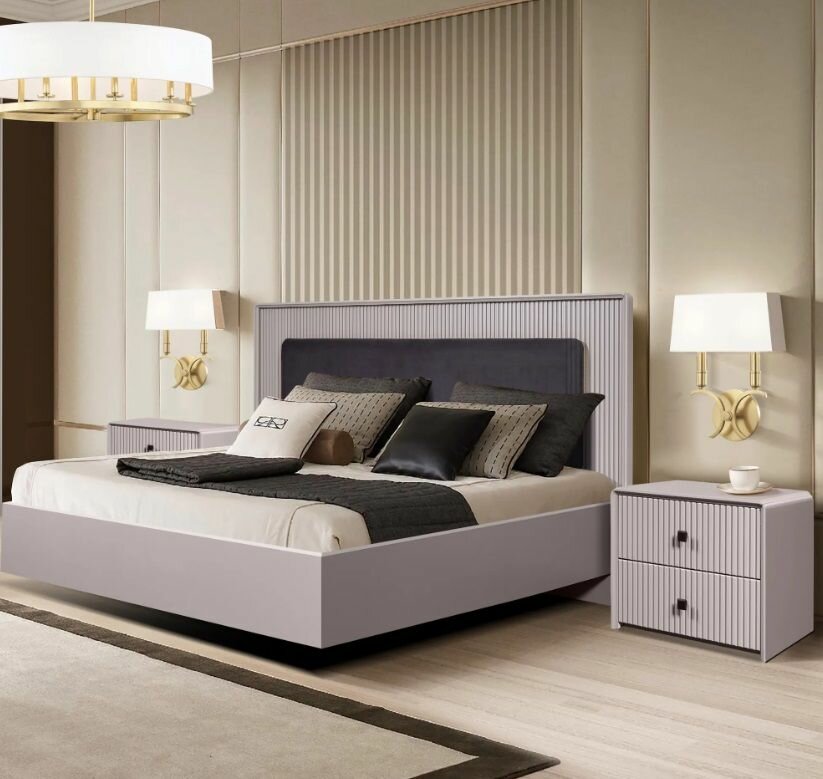 Кровать Слониммебель Севилья 160х200 см кашемир