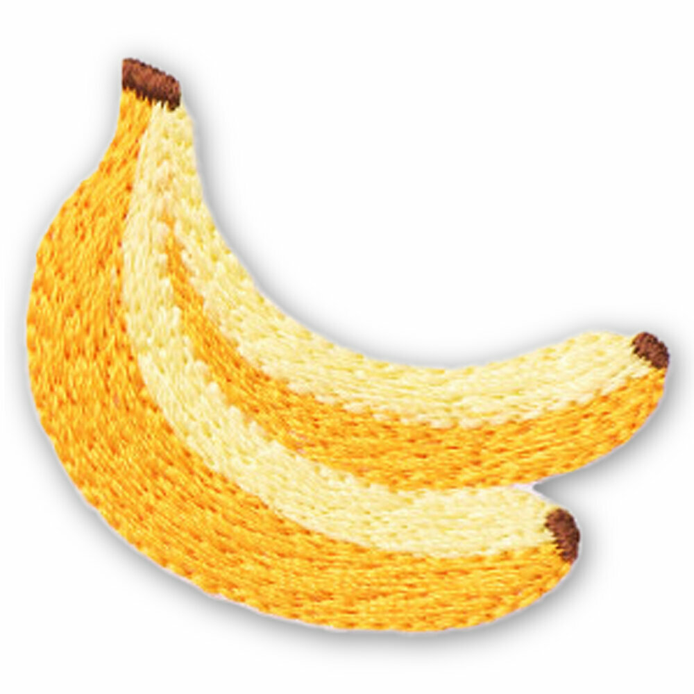 Шеврон Avelcro "Бананчик", на липучке, полиэстер, 4,2x3,5 см