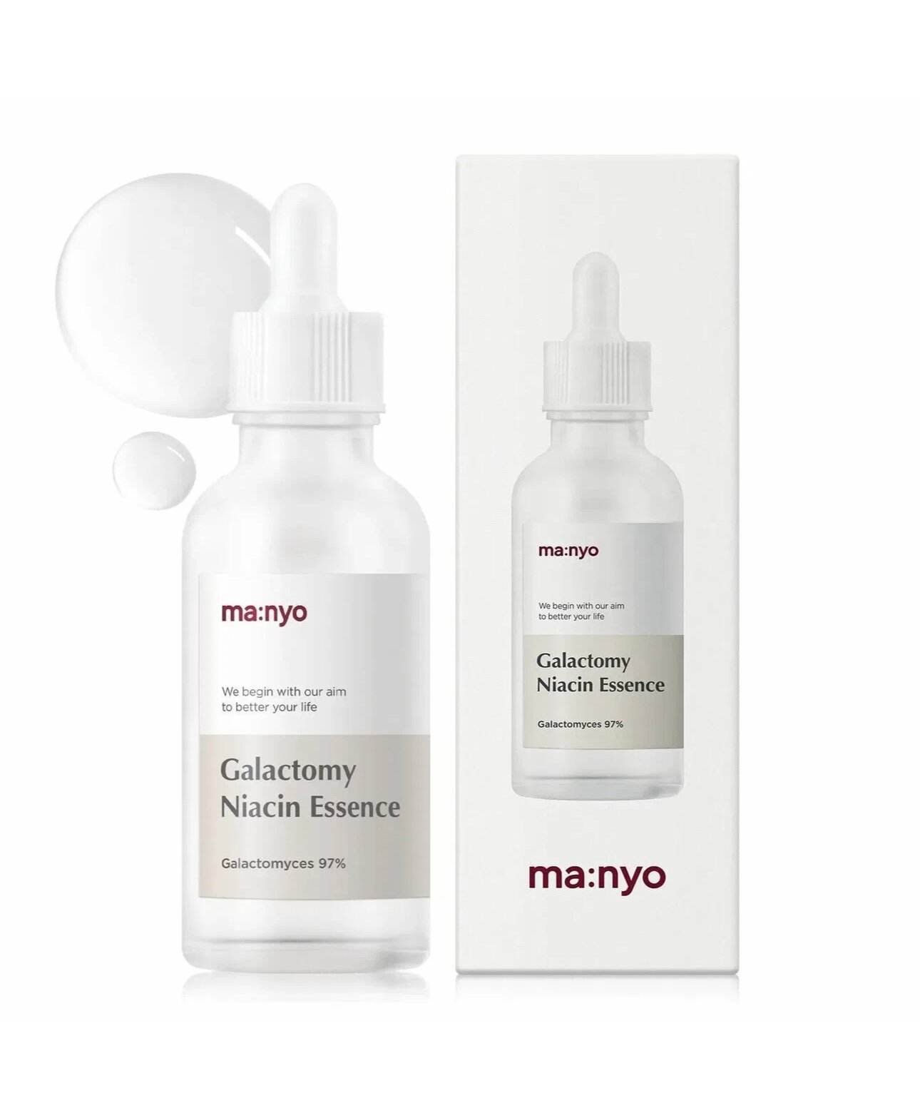 Ферментированная бустер-эссенция для осветления кожи Manyo Galactomy Niacin Essence 50 мл