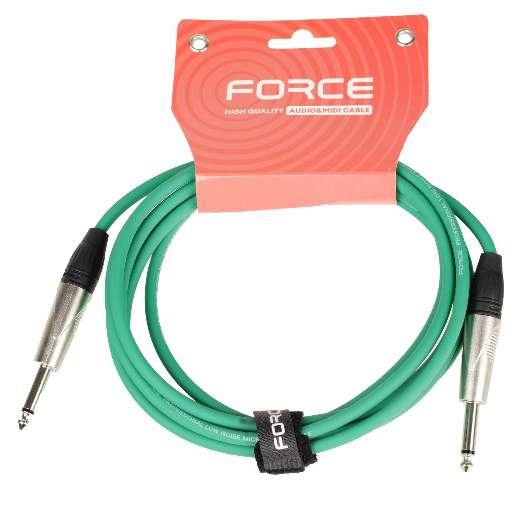 Кабель аудио 1xJack - 1xJack FORCE FGC-09/3 GR 3.0m