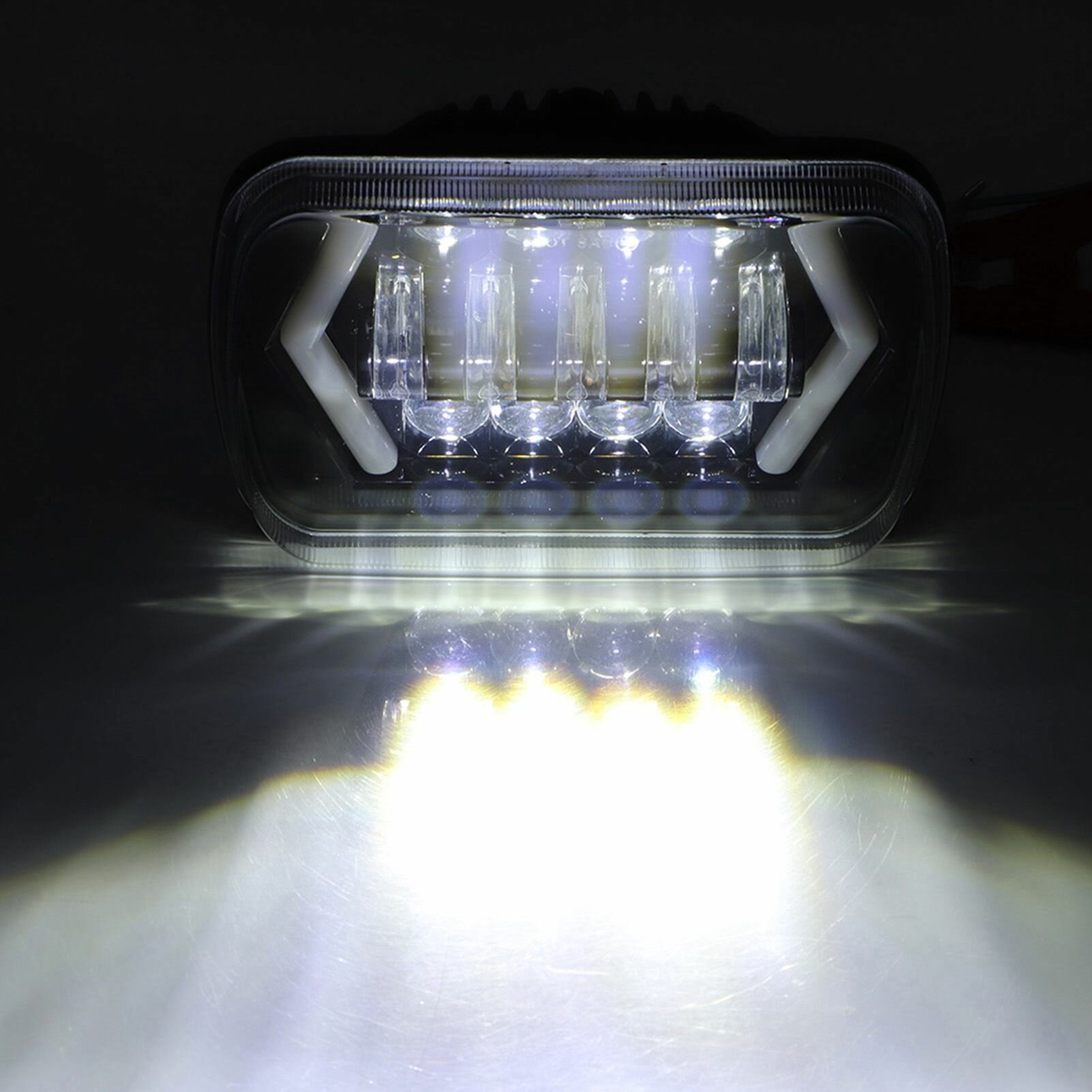 5x7 дюймов светодиодная квадратная фара дальнего/ближнего света подходит для Jeep