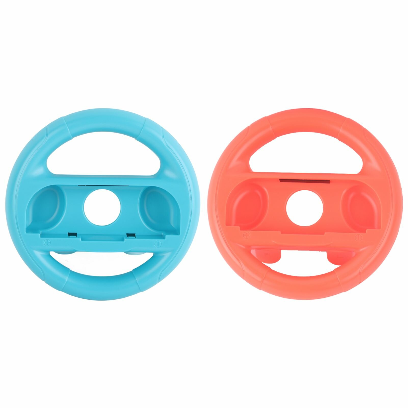 Портативное рулевое колесо для гоночных игр для Nintendo Switch, простота в использовании, красный и синий цвета, компактный дизайн для удобства игр