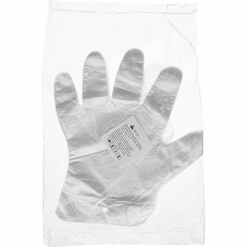 Перчатки защитные Klever Одноразовые, прозрачные, размер универсальный, 5000 пар