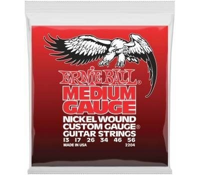 Ernie Ball 2204 Nickel Wound Medium 13-56 - Струны для электрогитары