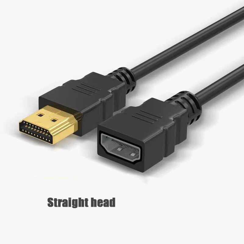 HDMI удлинительный кабель 90 градусов F M Straight, 0.5m