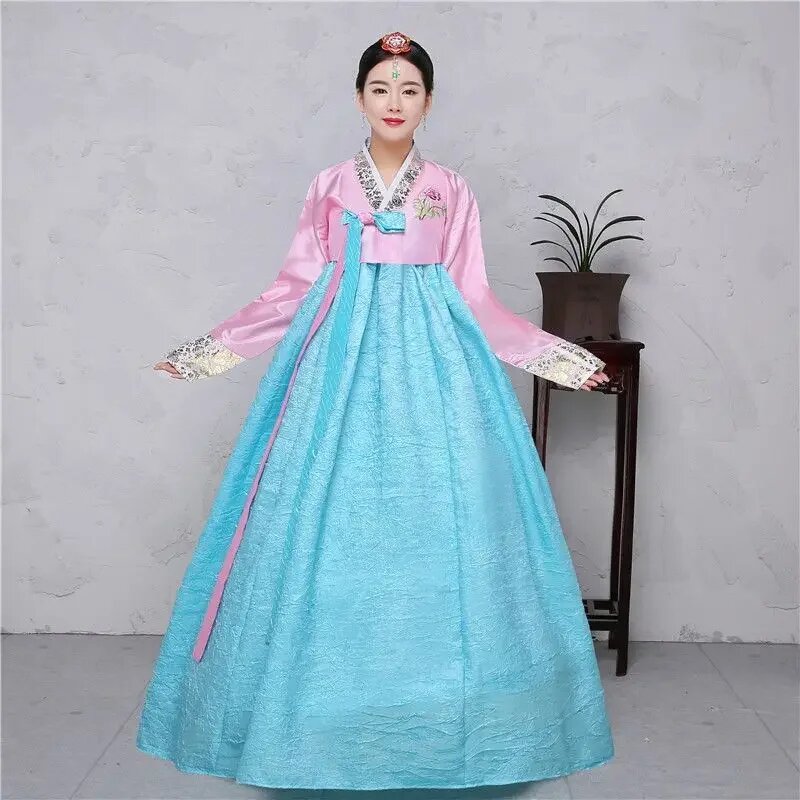 Ханбок из хлопка и шелка XL, color11