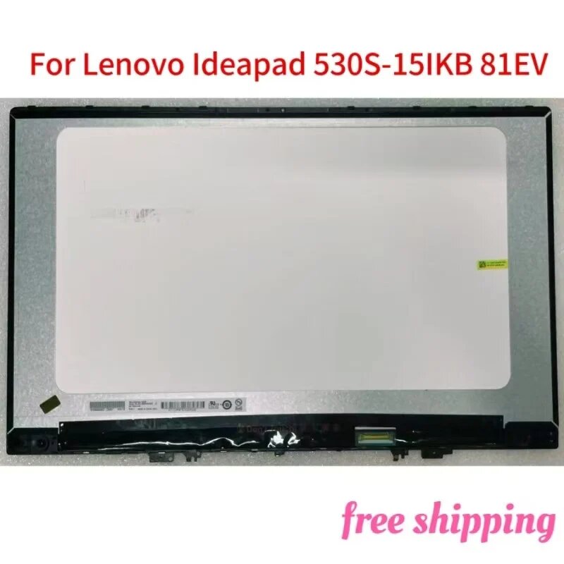 Для Lenovo Ideapad 530S-15Ikb 530S-15 81Ev оригинальный 15,6-дюймовый ЖК-экран Full Fhd Ips с передним стеклом в сборе 5D10R06098