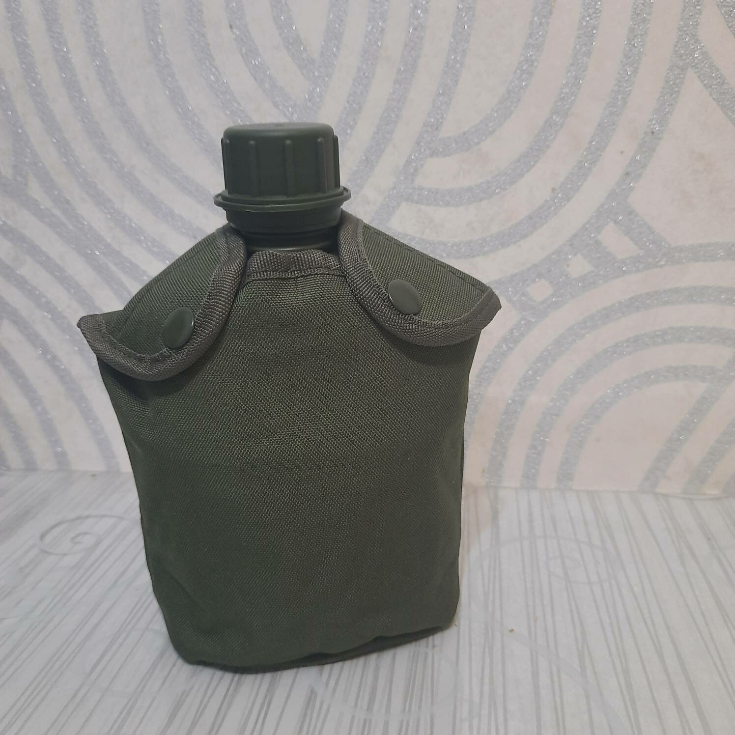 Фляжка в чехле, для похода, туризма, рыбалки, 900 мг.