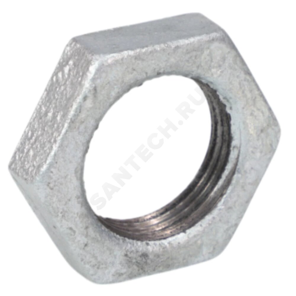 Контргайка чугун оцинкованный, условный диаметр 20 (3/4") Fittex PLUS