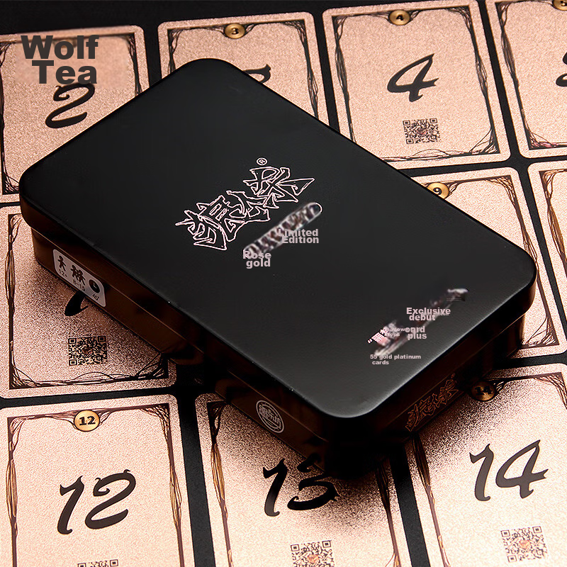 Werewolf Killing Board Game Wolf Cards Full Set 2023 Black Gold Limited Edition Multiplayer Large Casual Card Tabletop Game A9015