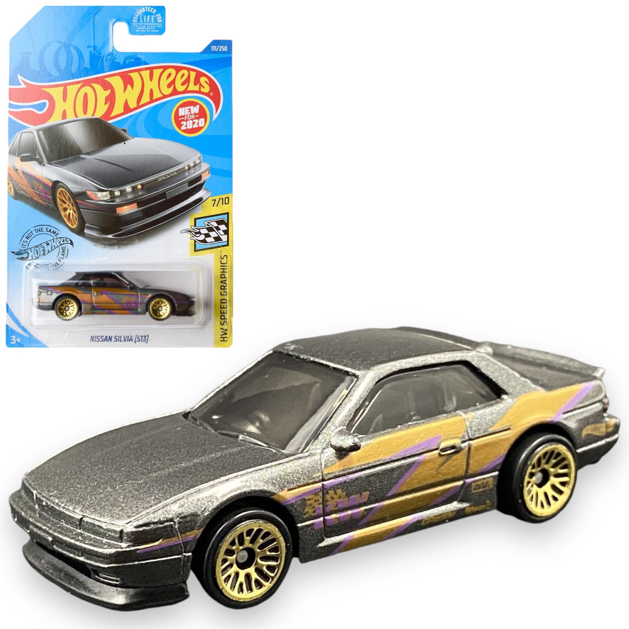 Машинка Hot Wheels Nissan Silvia S13 коллекционная 1/64 длина 7 см