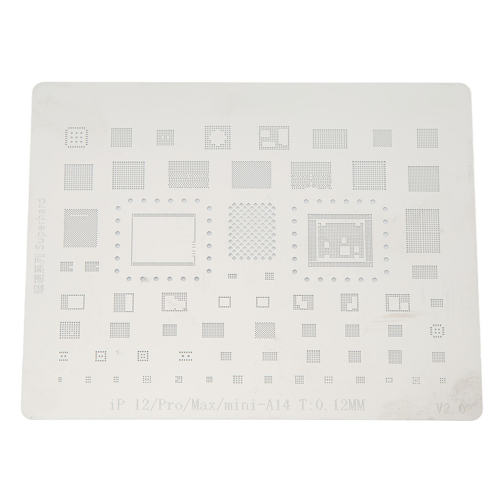 Трафарет для реболлинга BGA для процессора A14 (IOS 12 серия) из нержавейки