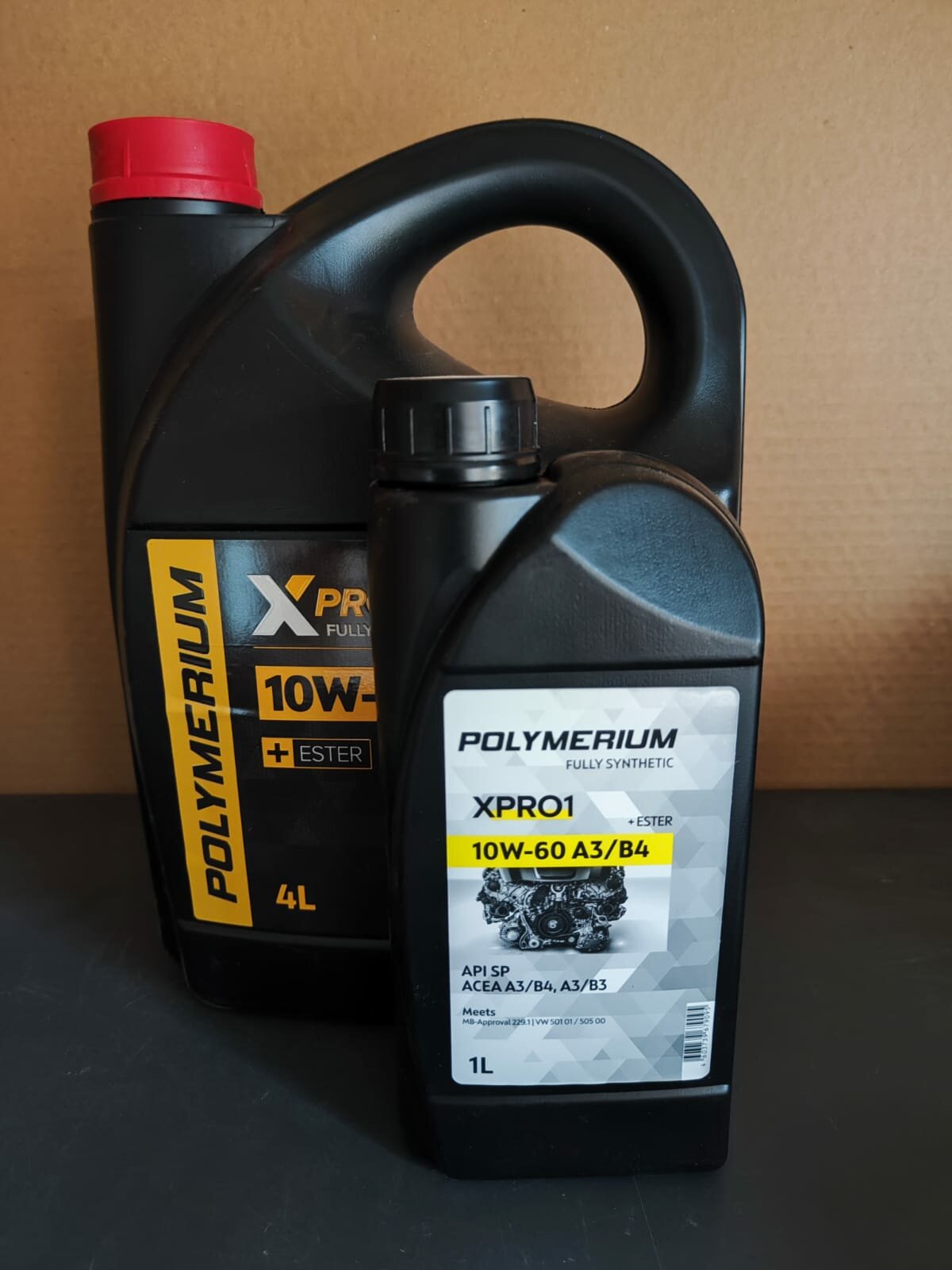 POLYMERIUM XPRO1 10W-60 A3/B4 - 5л (4л +1л) Синтетическое моторное масло