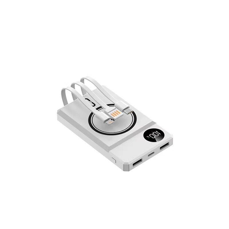 Беспроводной банк питания Hoe Technology Magsafe, магнитный, 10000mAh, белый