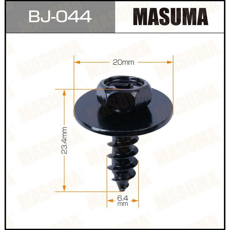 MASUMA BJ-044 саморез! 6.4x23.4мм, набор 10шт \ Toyota