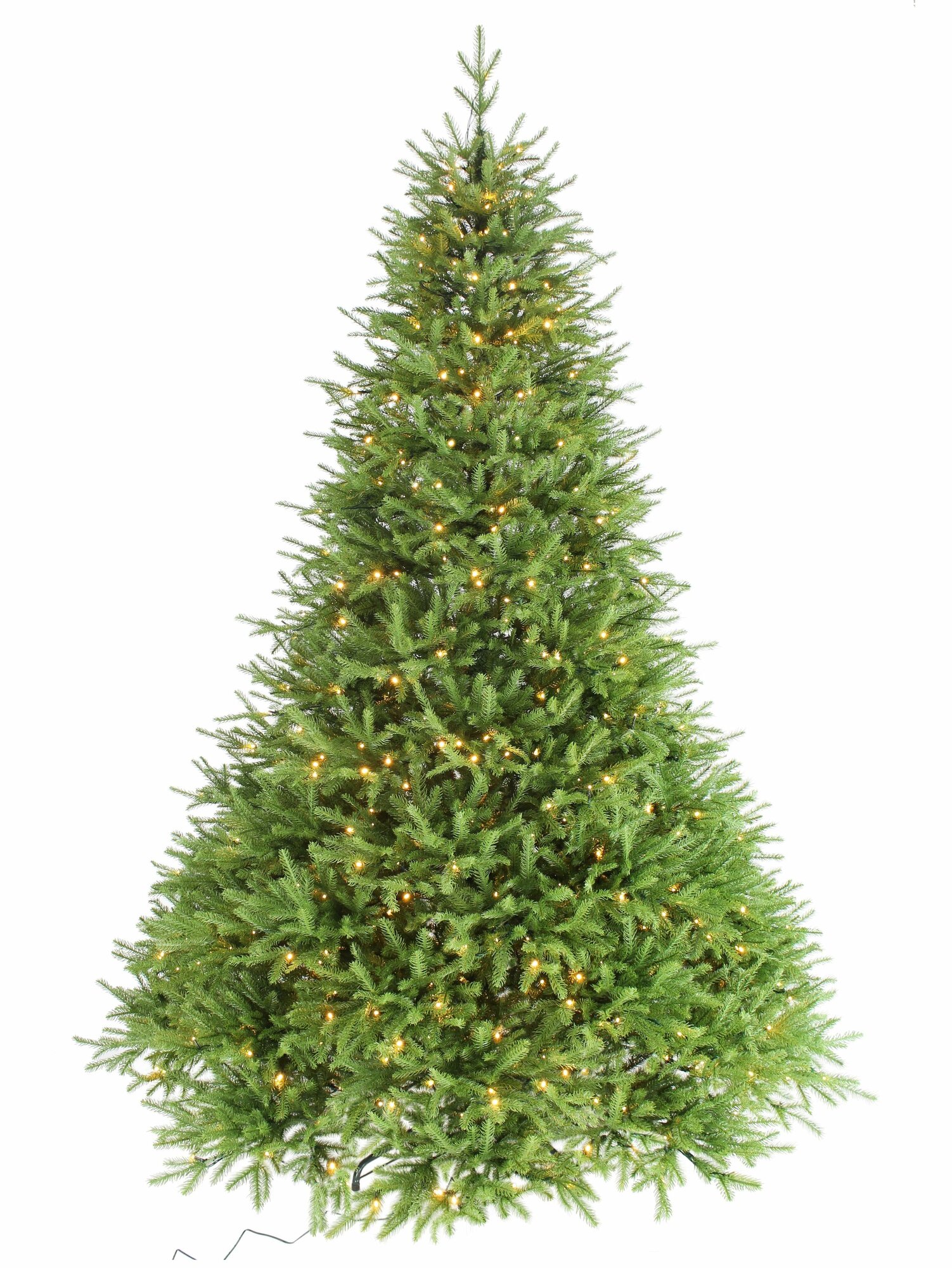 Ель искусственная California зеленая 1250 LED ламп теплый белый цвет 3,0м