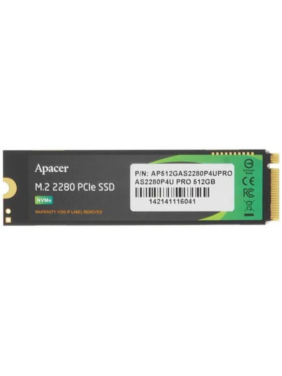 512 ГБ M.2 NVMe AS2280P4U Pro AP512GAS2280P4UPRO-1 PCIe 3.0