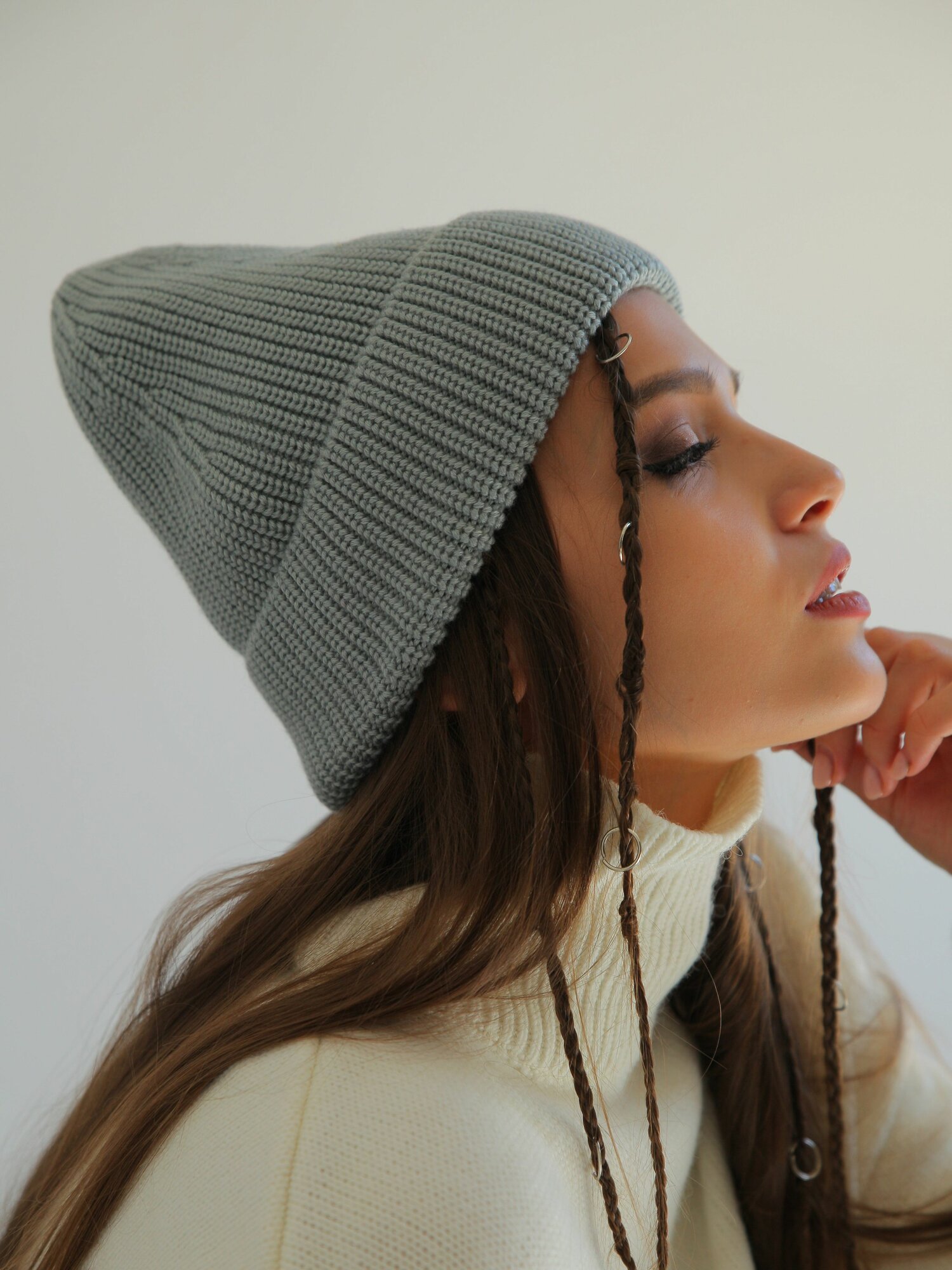 Шапка-бини Базовая коллекция для женщин