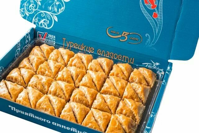 Баклава Треугольник Мини с Грецким Орехом "Премиум",1800г