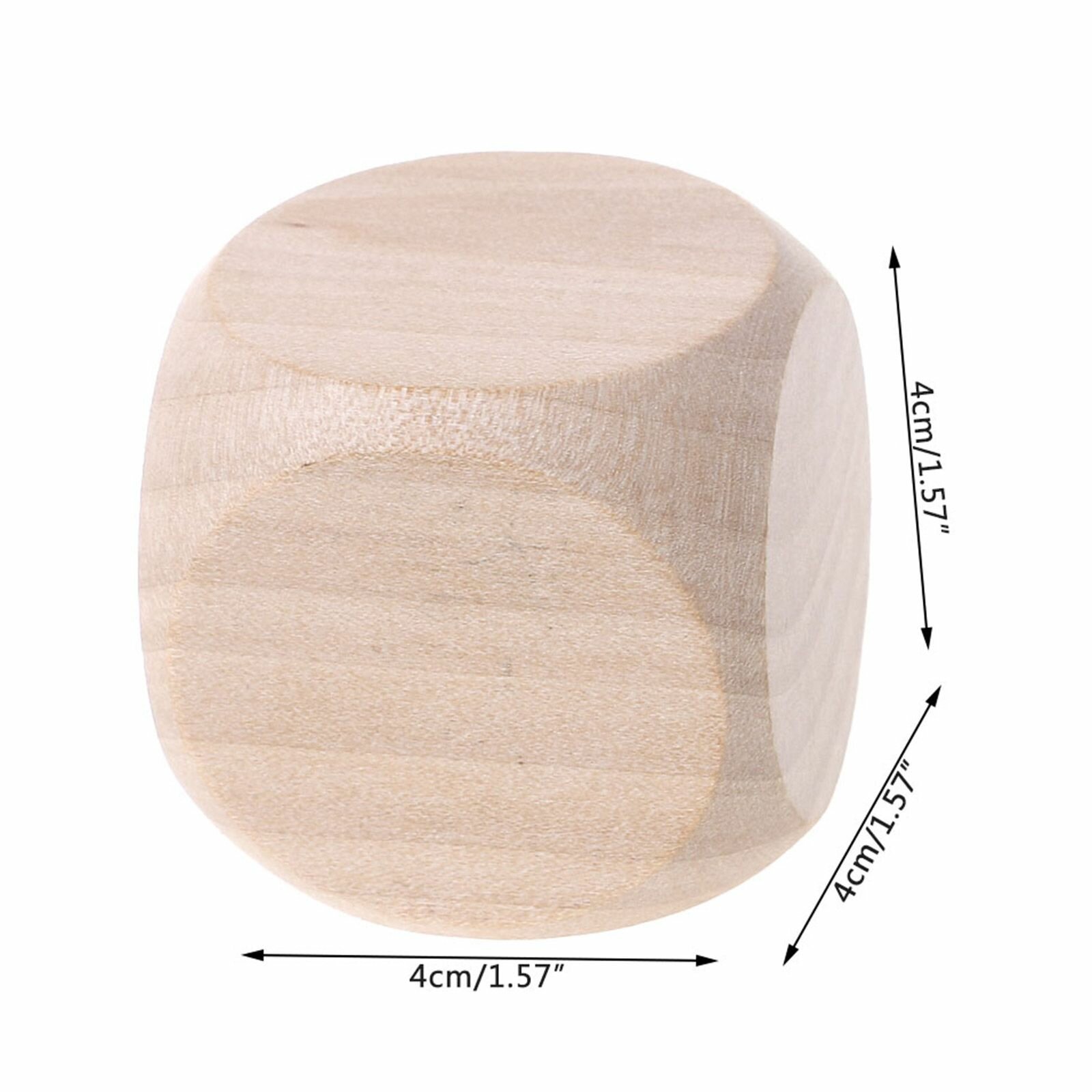 Маленькие пустые деревянные кубики для творчества и обучения детей, развивающие кубики для рисования, счёта и стекирования в домашних и школьных занятиях