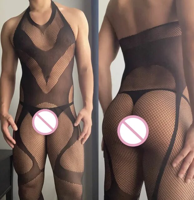 Мужской боди для ночного клуба, мужское развлекательное нижнее белье, фетиш-боди, женственное нижнее белье, экзотическая одежда, мужской эротический боди