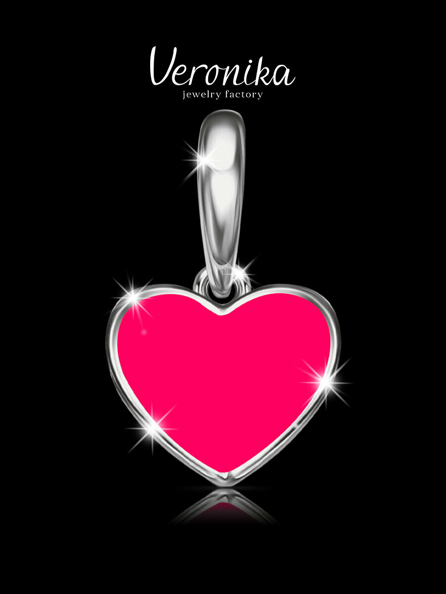 Подвеска, серебро, 925 проба, родирование, эмаль