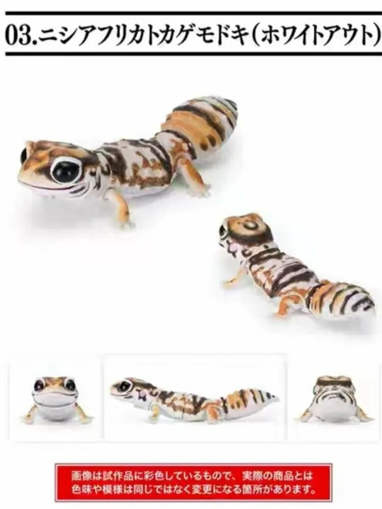 Подвижная фигурка ящериц, рептилий (Эублефар ТТА)