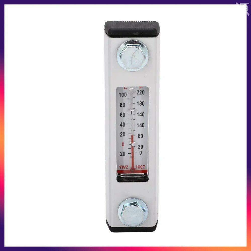 Измеритель уровня жидкости с дисплеем температуры. Указатель уровня смазочного масла и воды 0,1 0,15 МПа.