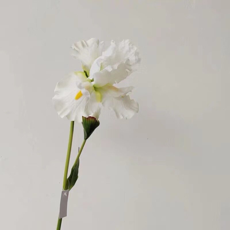 Искусственный цветок Алиса Ирис Цветок Декор для гостиной и спальни Флористическое студия Свадебная фотография невесты Искусственный цветок Шелковый цветок