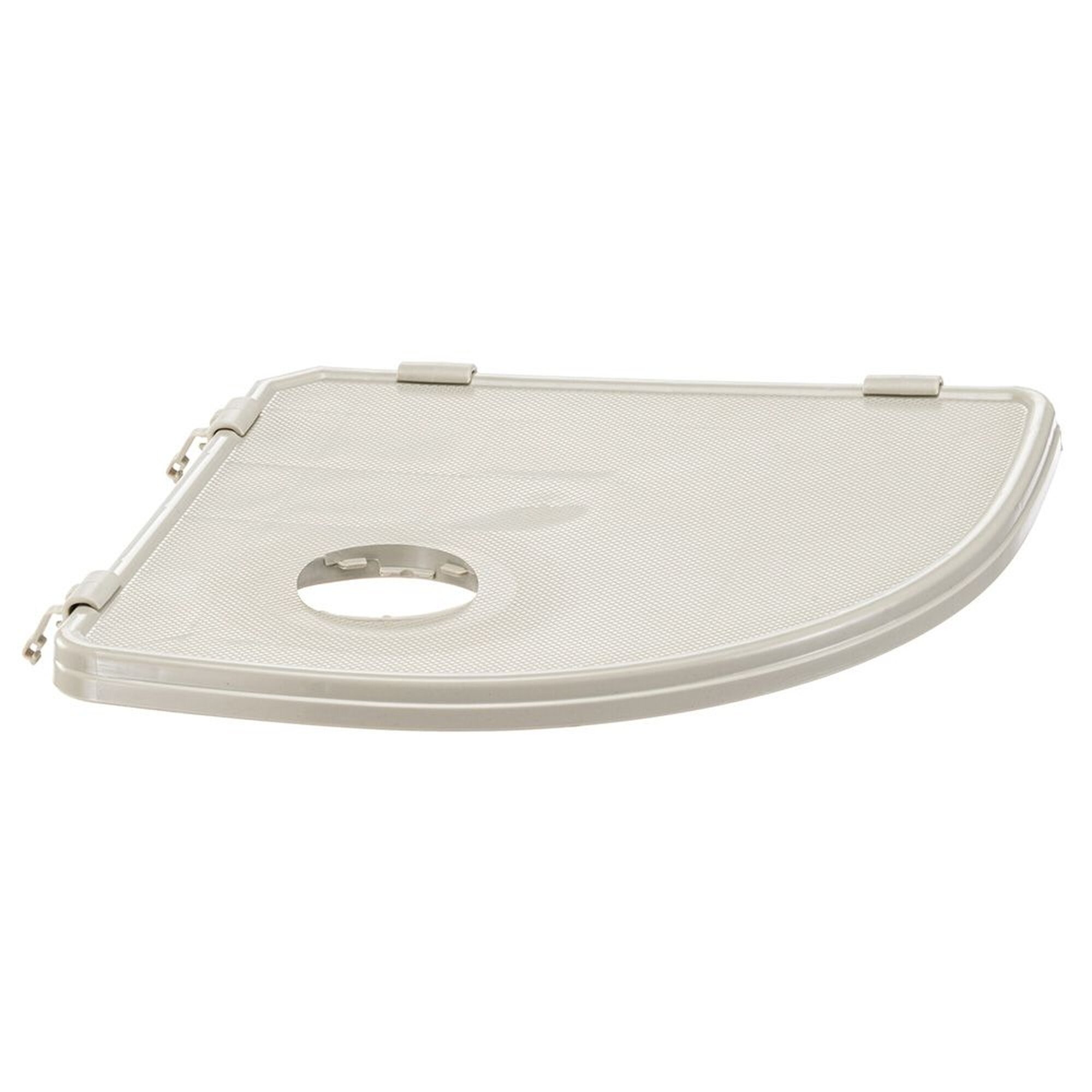 Полка Ferplast L CORNER F2 угловая с отверстием, в клетку для хомяков Village, 33x33xh3 см