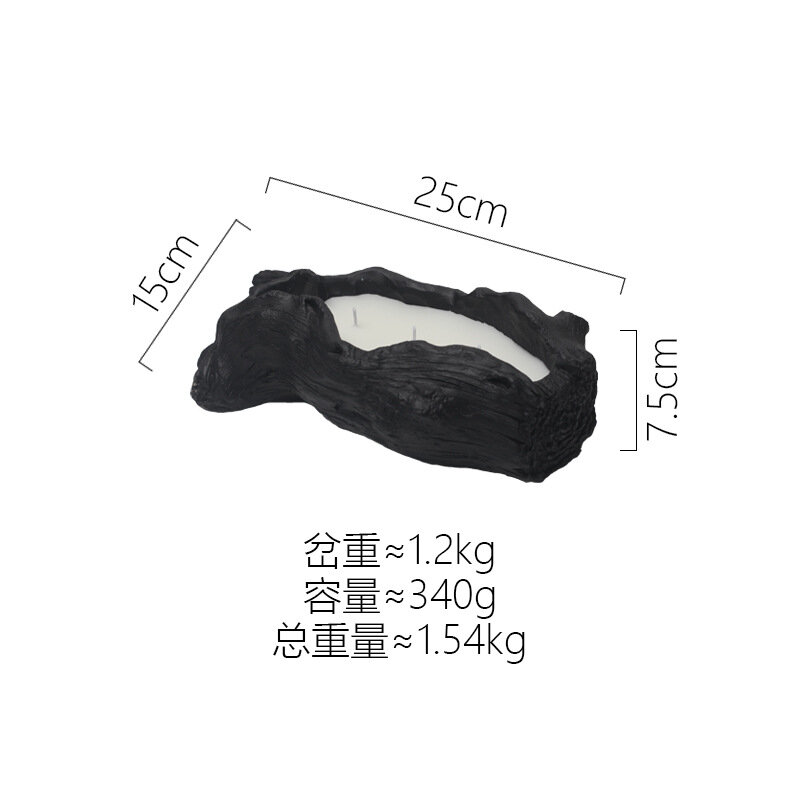 Винтажная антикварная простая керамическая домашняя ароматическая свеча, пустой подсвечник, украшение, контейнер для соевого воска, неправильной формы