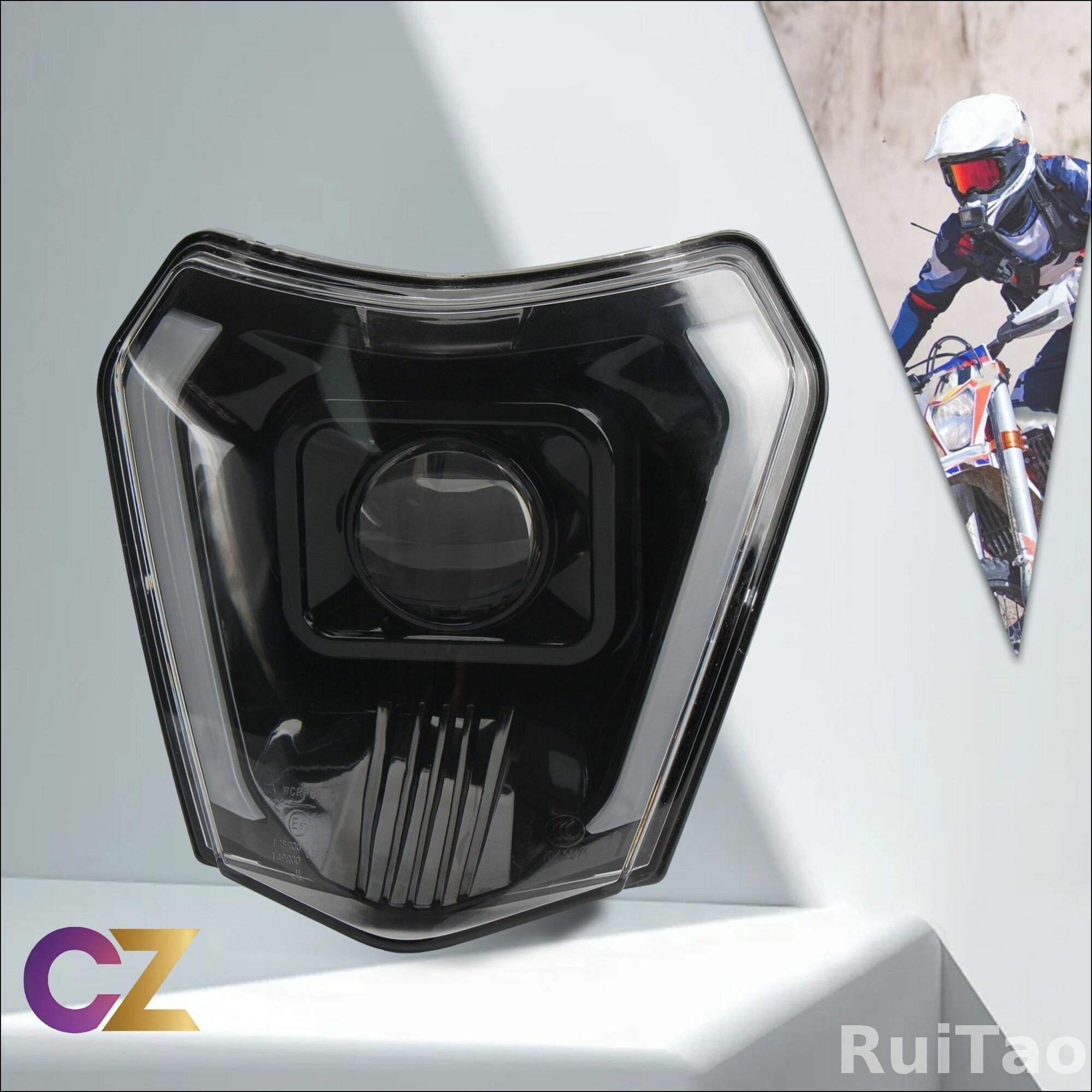 Модернизированные аксессуары для эндуро, премиум фара светодиодная установлена