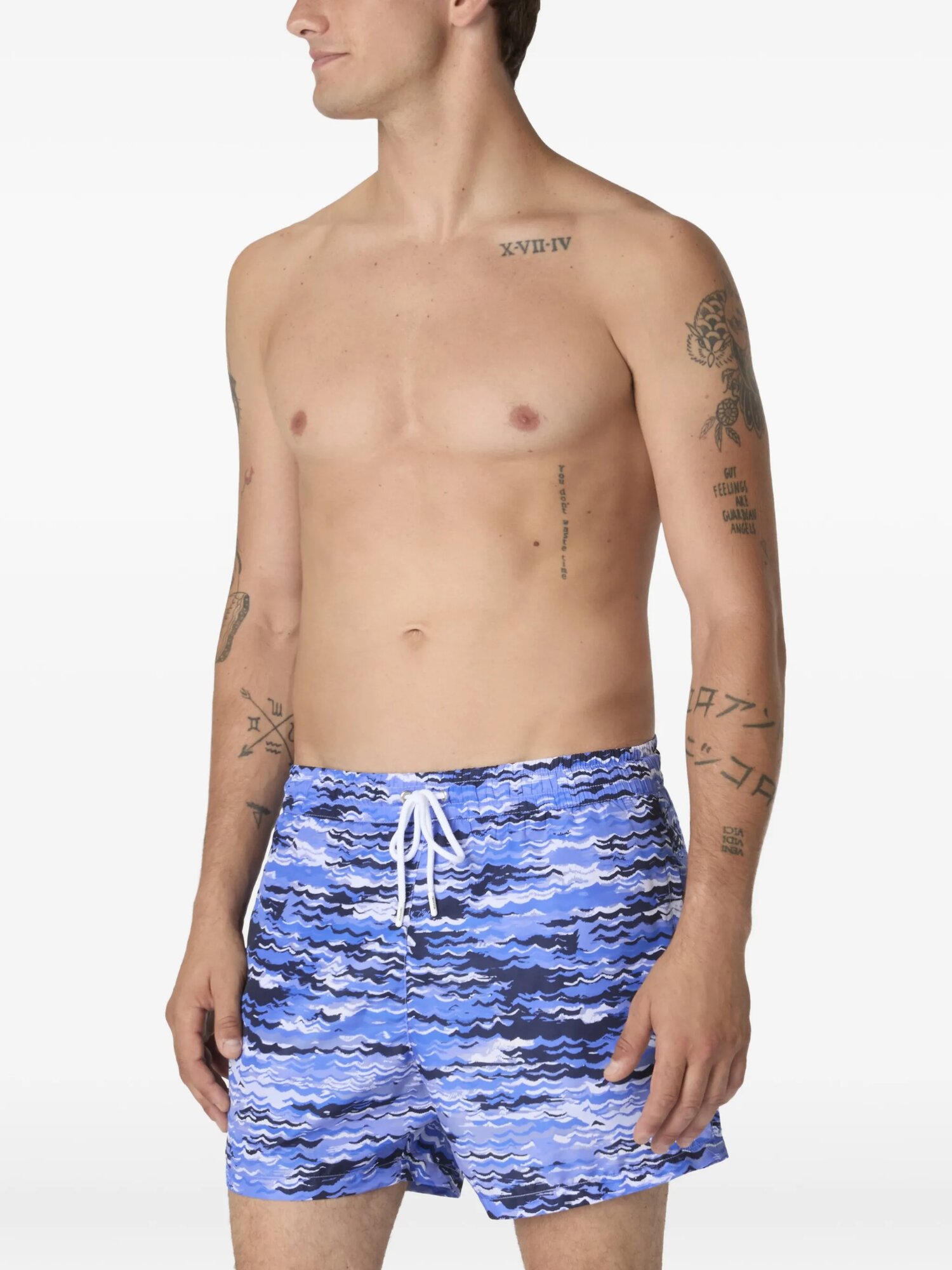 Шорты для плавания Missoni Wave-pattern swim shorts, размер 46, blue — фото 1