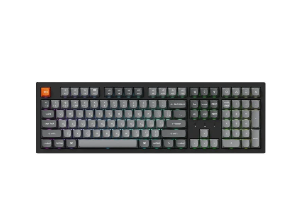 Клавиатура Keychron K10 Max Swappable RGB Red Switch Black (K10M-H1-RU)