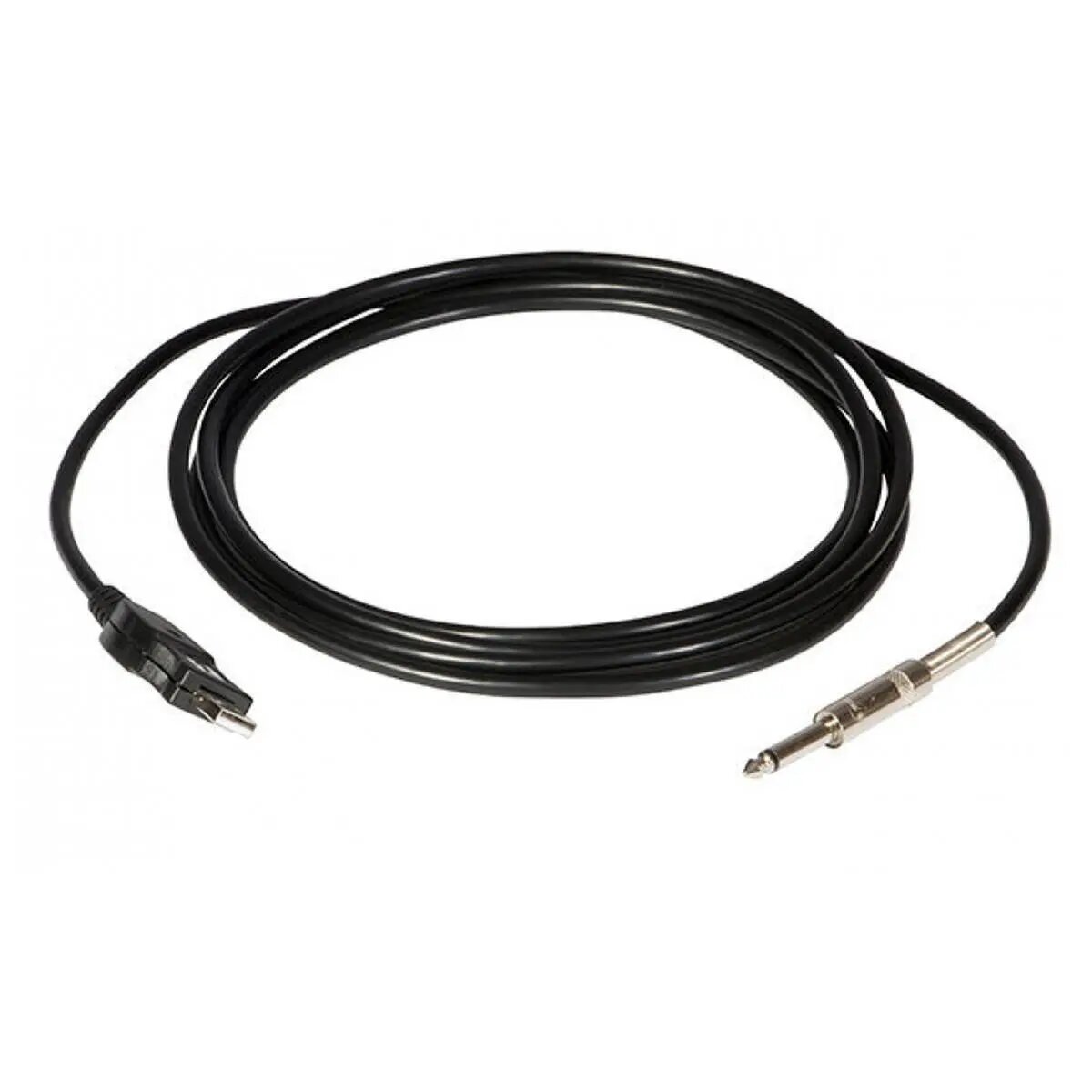 Инструментальный кабель ONSTAGE IC-10U 6,3 мм джек моно (папа) — USB, 10', черный