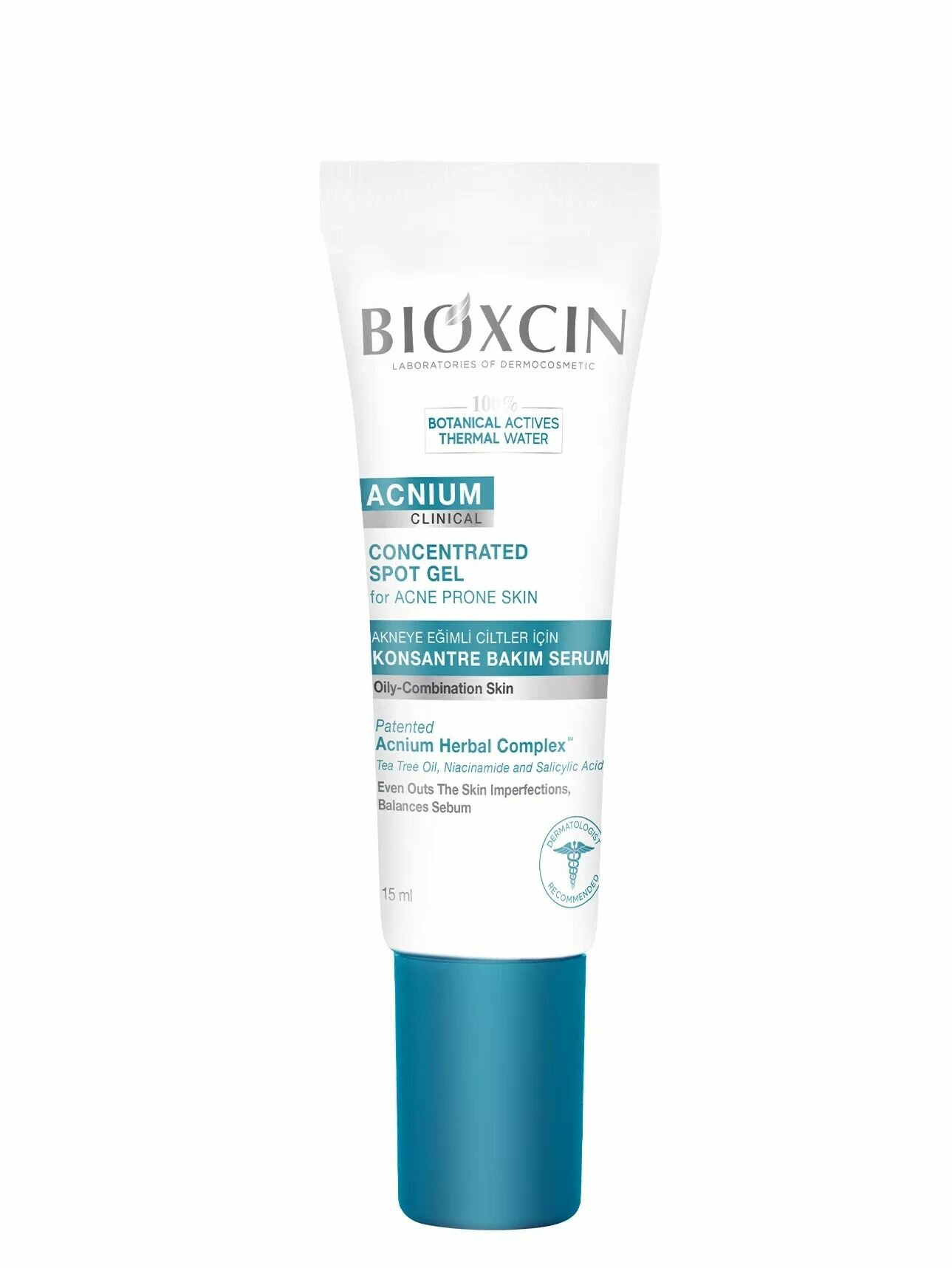 BIOXCIN Концентрированная сыворотка от угревой сыпи, воспалений, акне и постакне следов, Acnium SOS Control, 15мл