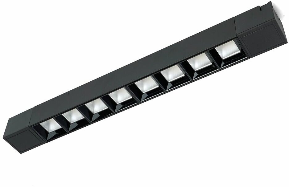 Трековый светильник однофазный Feron AL130 W33xL345xH41 мм LED цвет черный, арт. 48372
