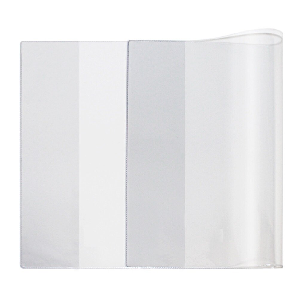 Обложка для тетради и дневника, 213х355, плотная, из прозрачного ПВХ, 10 шт.