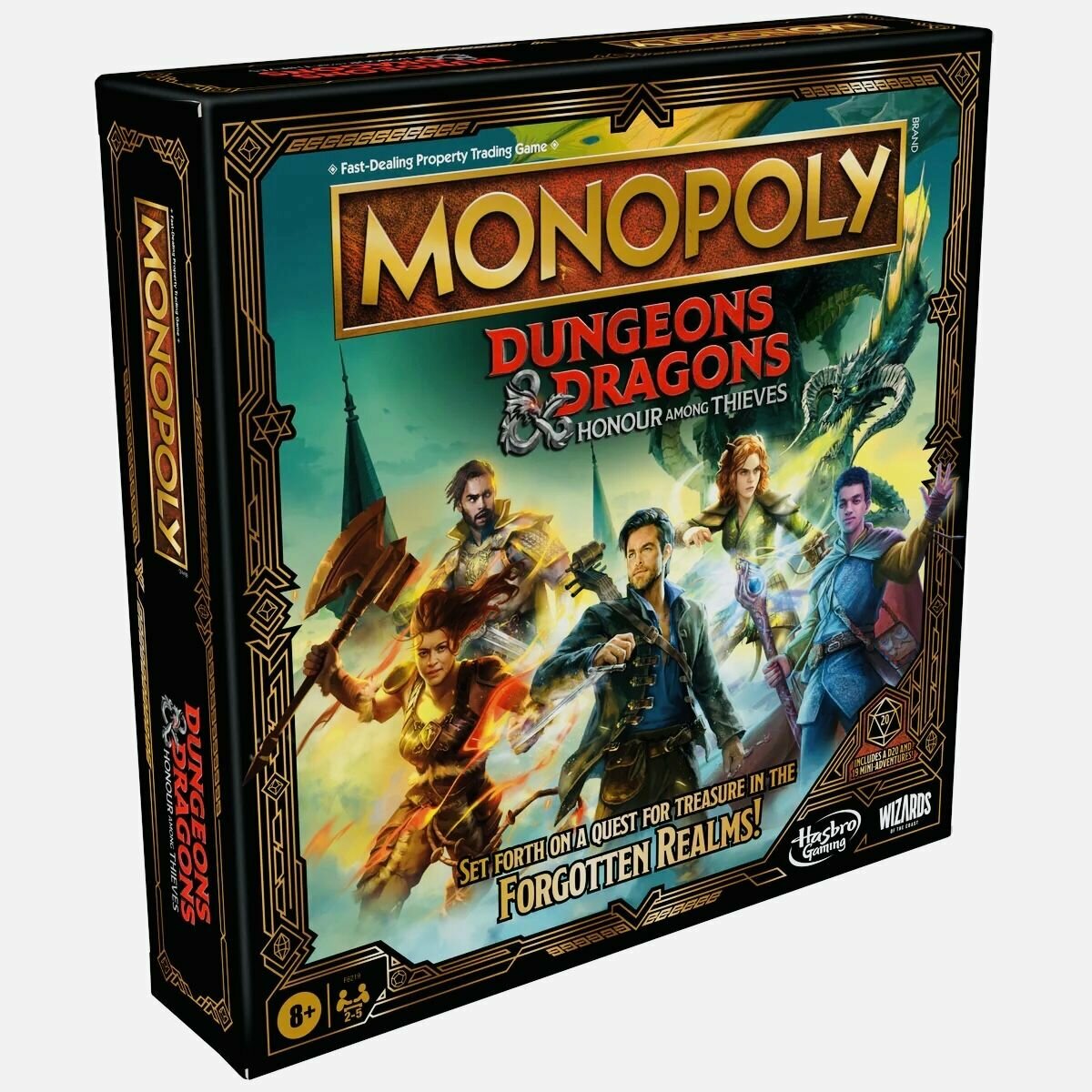 Настольная Игра классческая Dungeons & Dragons: Honour Among Thieves Коллекционное издание Monopoly