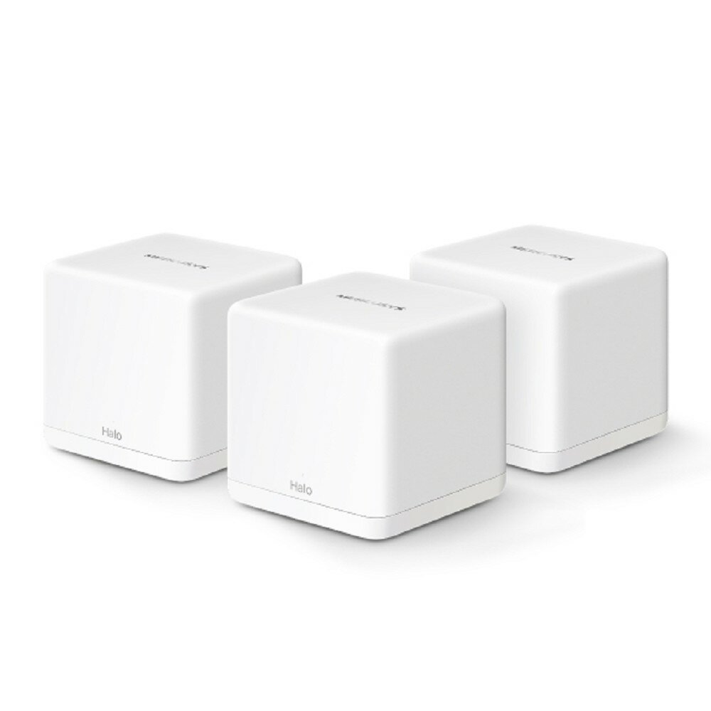Mesh-Система Mercusys Halo H60X(3-pack), AX1500, 3/2xRJ45 1Гбит/с (комплект из 3шт), двухдиапазонная