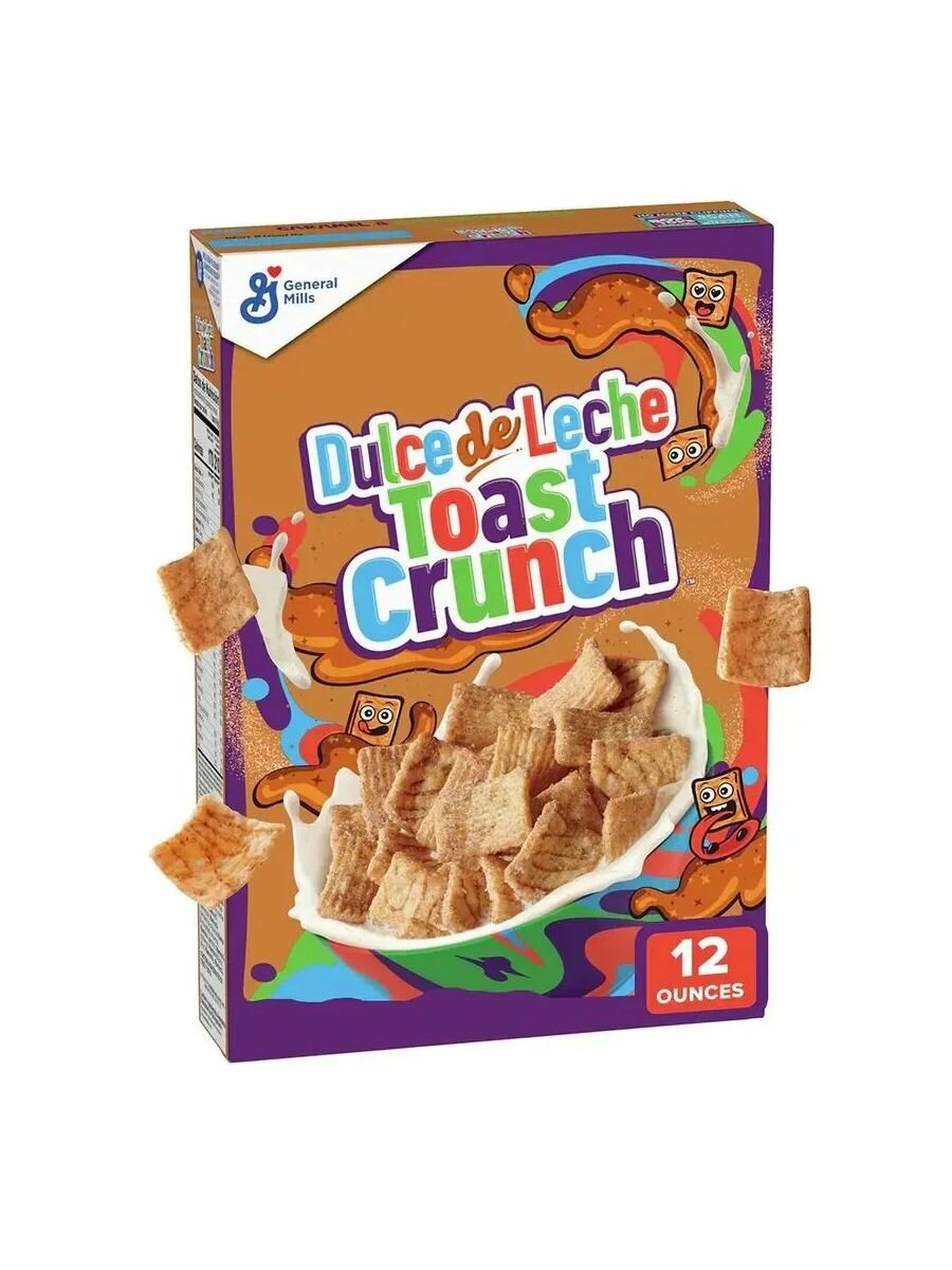 Сухой завтрак Dulce De Leche Toast Crunch с корицей, 340 гр