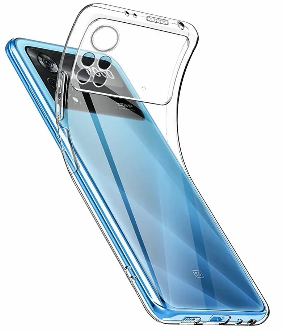 Xiaomi Poco M4 PRO 4G силиконовый прозрачный чехол для ксиоми сяоми поко М4 про 4G бампер накладка