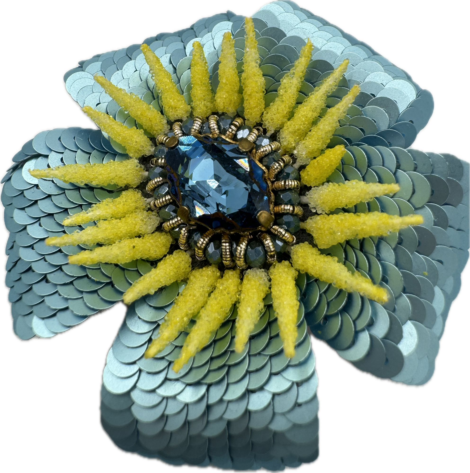 Брошь, стразы