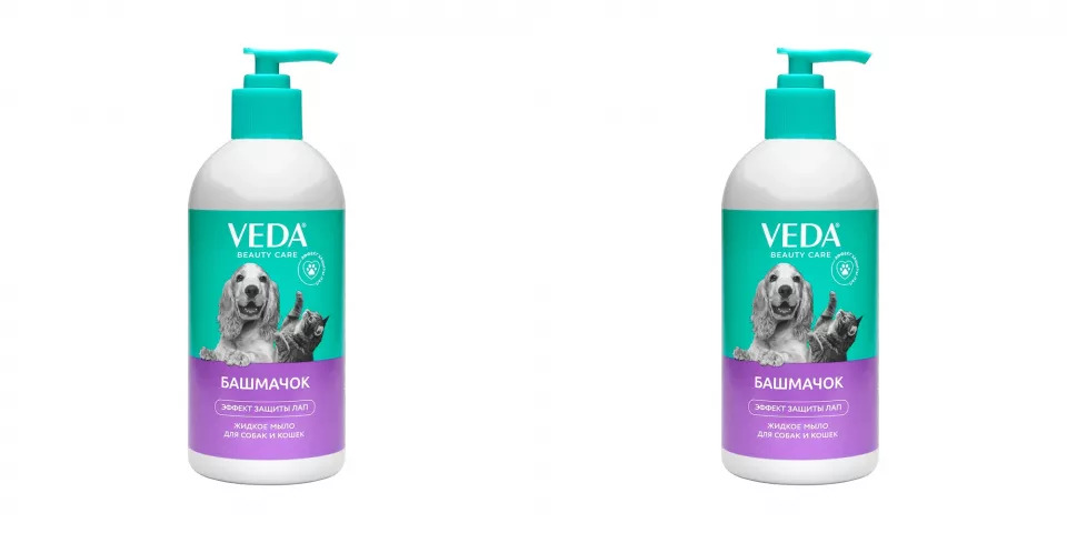 VEDA Жидкое мыло для лап Башмачок 500 мл - 2 шт