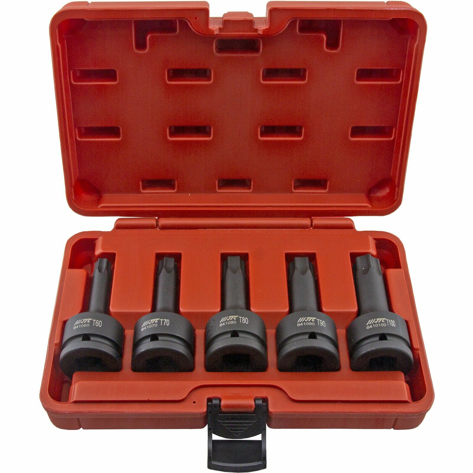 JTC-J605T Набор ударных головок TORX T60, T70, T80, T90, T100 (L-100мм) 3/4" 5пр.