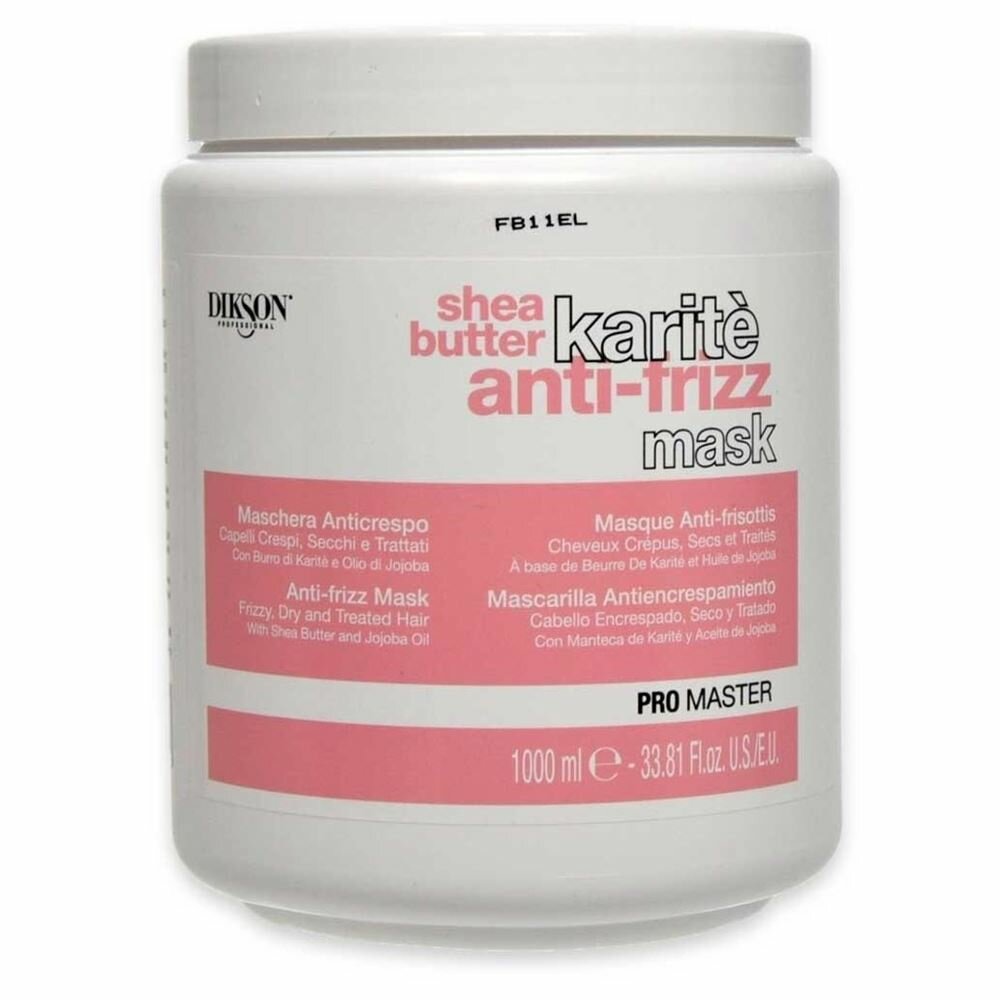 Маска для волос Dikson (color) Color Extra Promaster Karite Anti-Frizz Mask Shea Butter, Маска для вьющихся и сухих волос с маслом Ши, 1000 мл