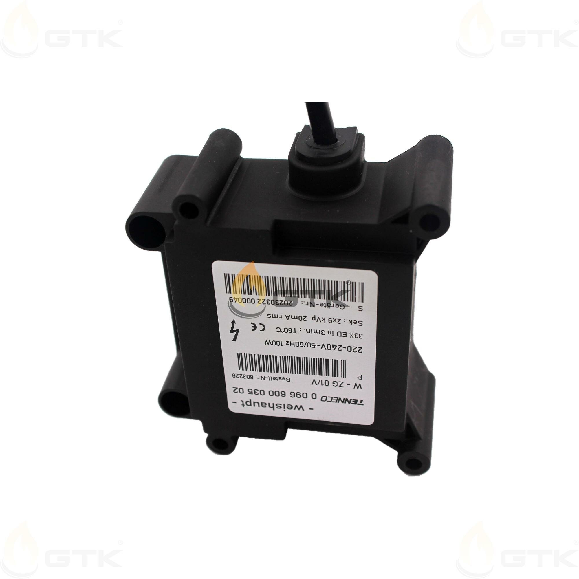 Трансформатор розжига Weishaupt W-ZG 01/V, арт: 603229