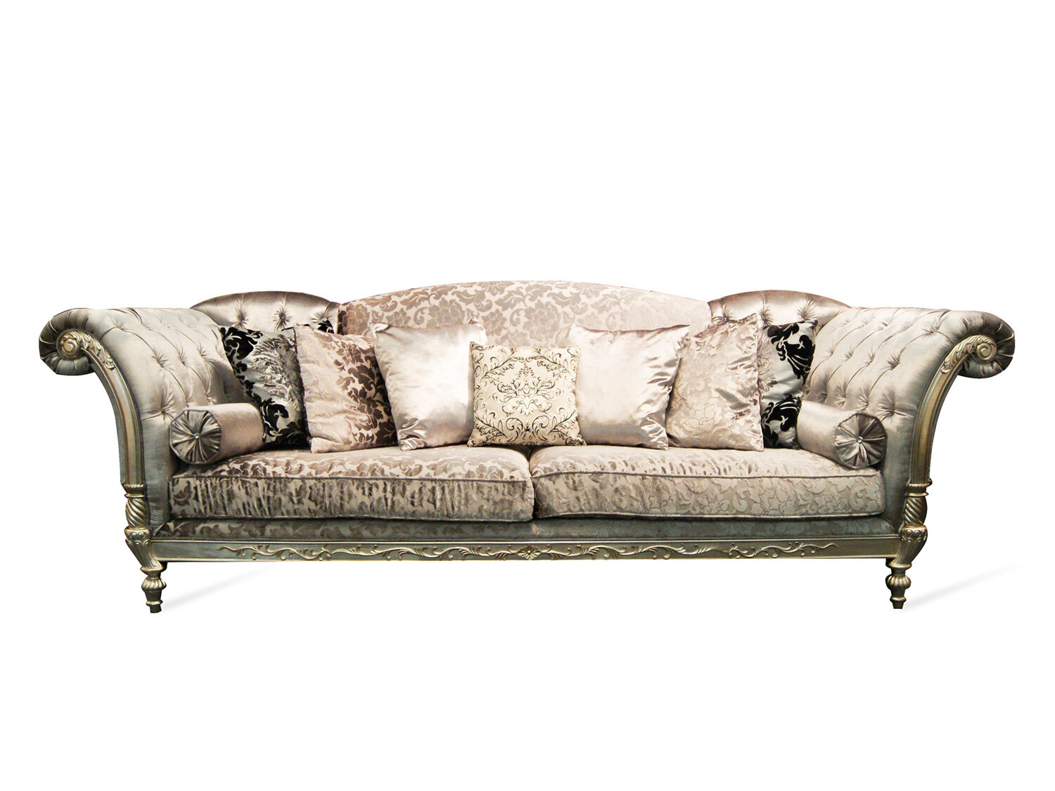 Большой диван арт деко, современная классика.