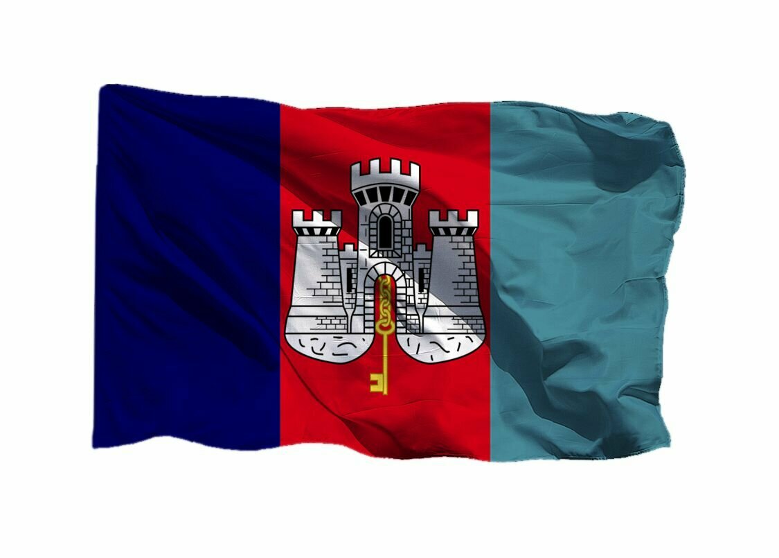 Флаг Гибралтар Metro Last Breath 90х135 см на сетке для улицы, для флагштока